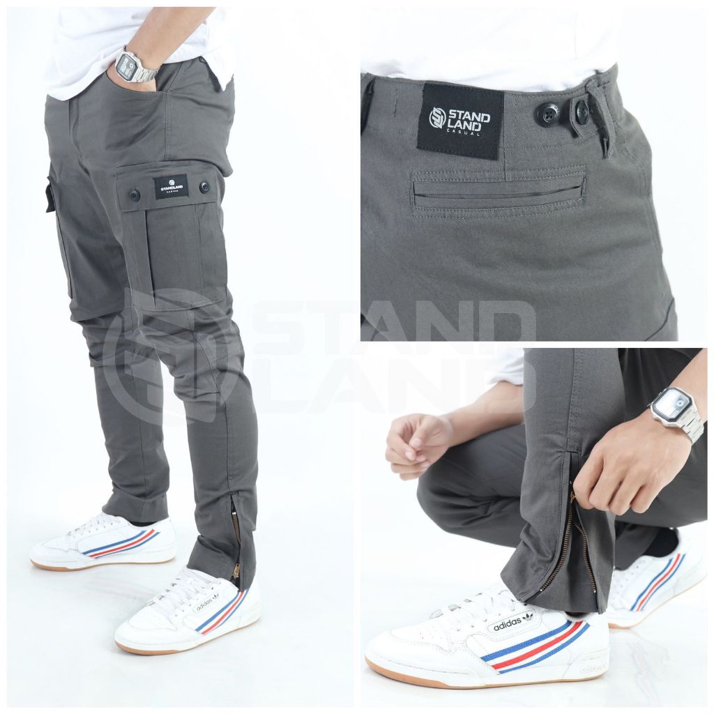 Jual StandLand X forward System Celana Panjang Cargo Pria Casual Men ...