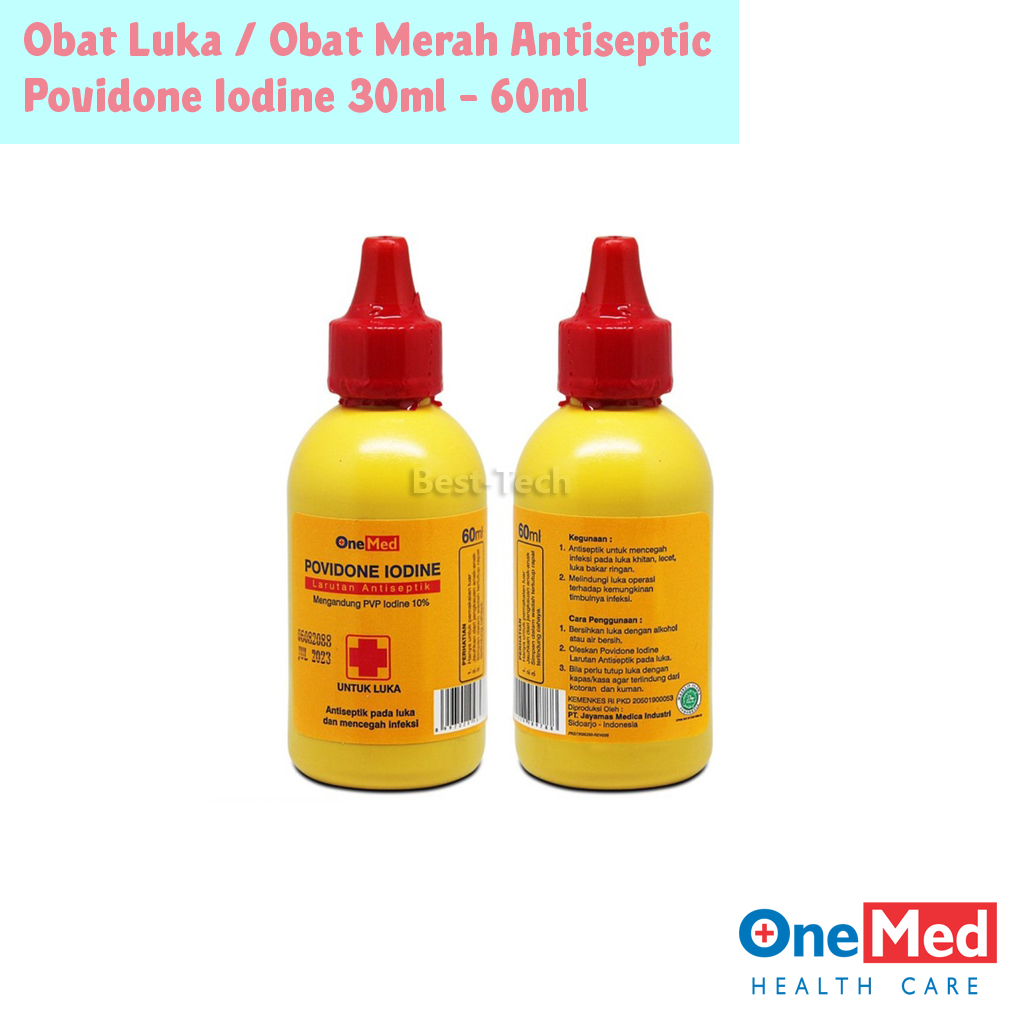 Jual Betadine Obat Luka Antiseptik Obat Merah / OneMed Povidone Iodine ...