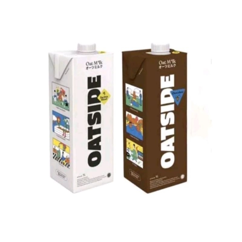 Jual Oatside Oat Milk Barista Blend 1 Liter (Original dan Chocolate ...