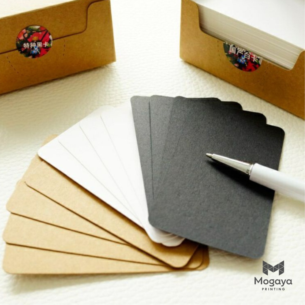 Jual Blank card kraft rustic kartu ucapan kartu kosong memo flash card ...