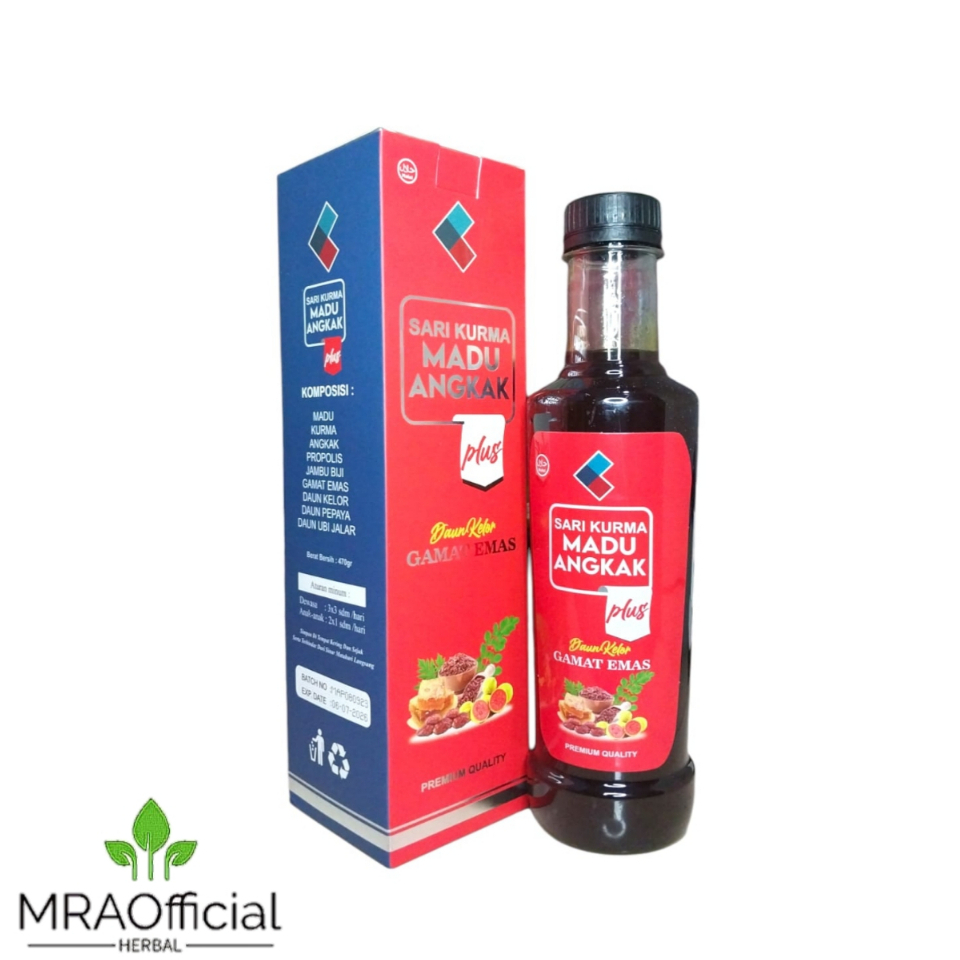 Jual Sari Kurma Madu Angkak Klasik | Madu Angkak Plus Daun Kelor ...