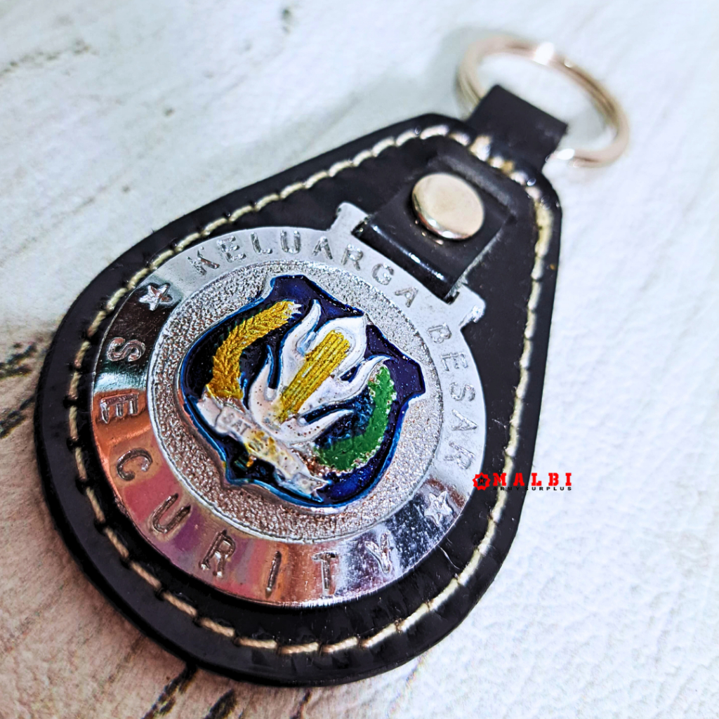 Jual Gantungan Kunci Cor SATPAM Security Ganci Logam Tebal Security ...