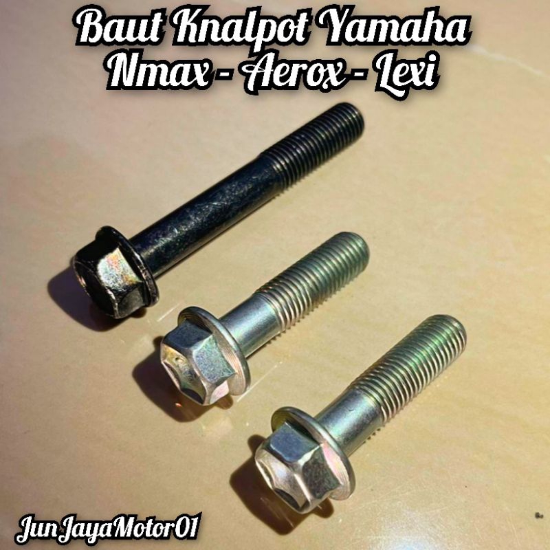 Jual Baut Pegangan Knalpot Atas Bawah Yamaha All New Nmax 3pcs | Shopee ...