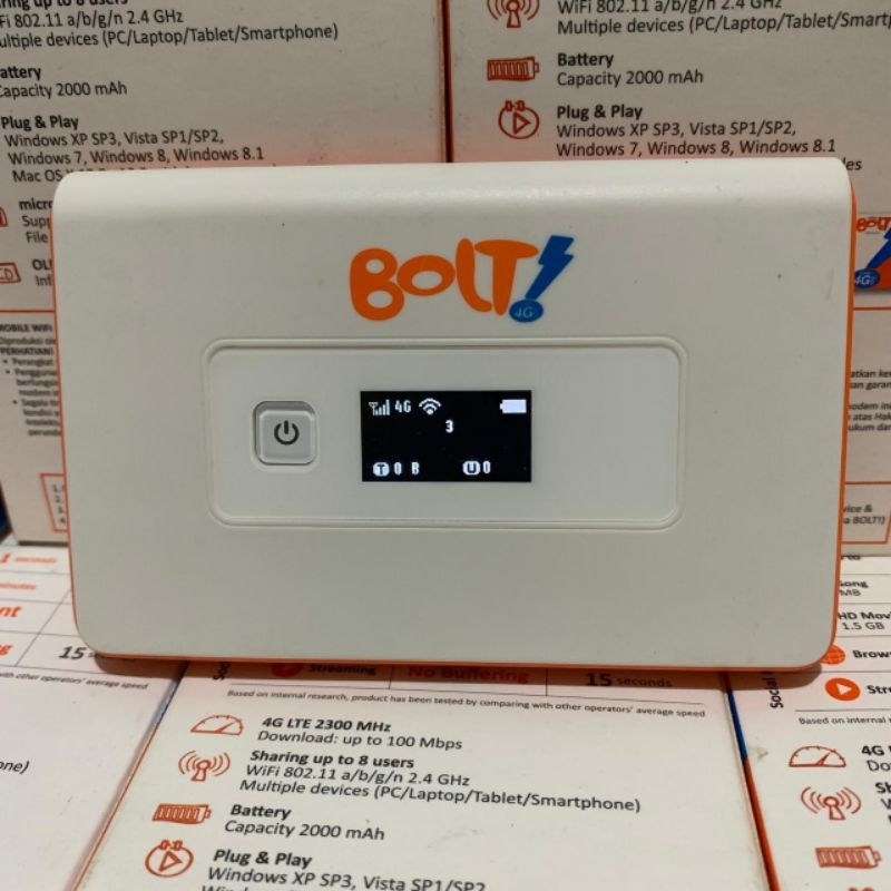 Jual Wifi Modem 4G Mifi Bolt Orion Mv1 UNLOCK All Operator 4G LTE Band ...