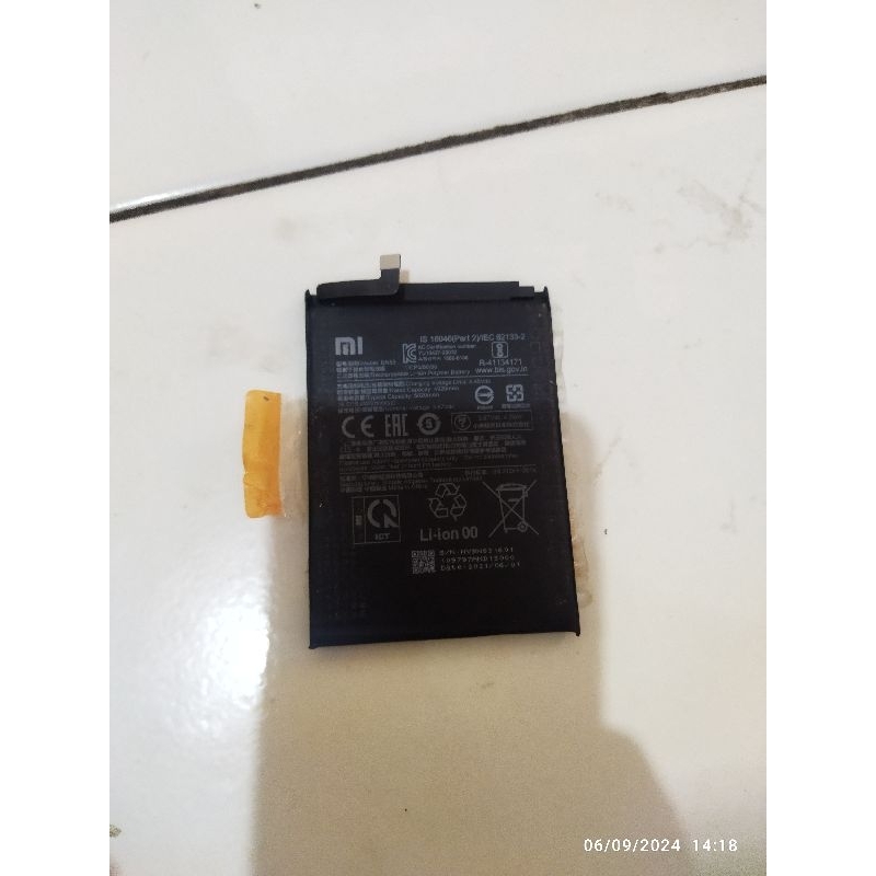 Jual bn53 baterai redmi note 10 pro original copotan | Shopee Indonesia