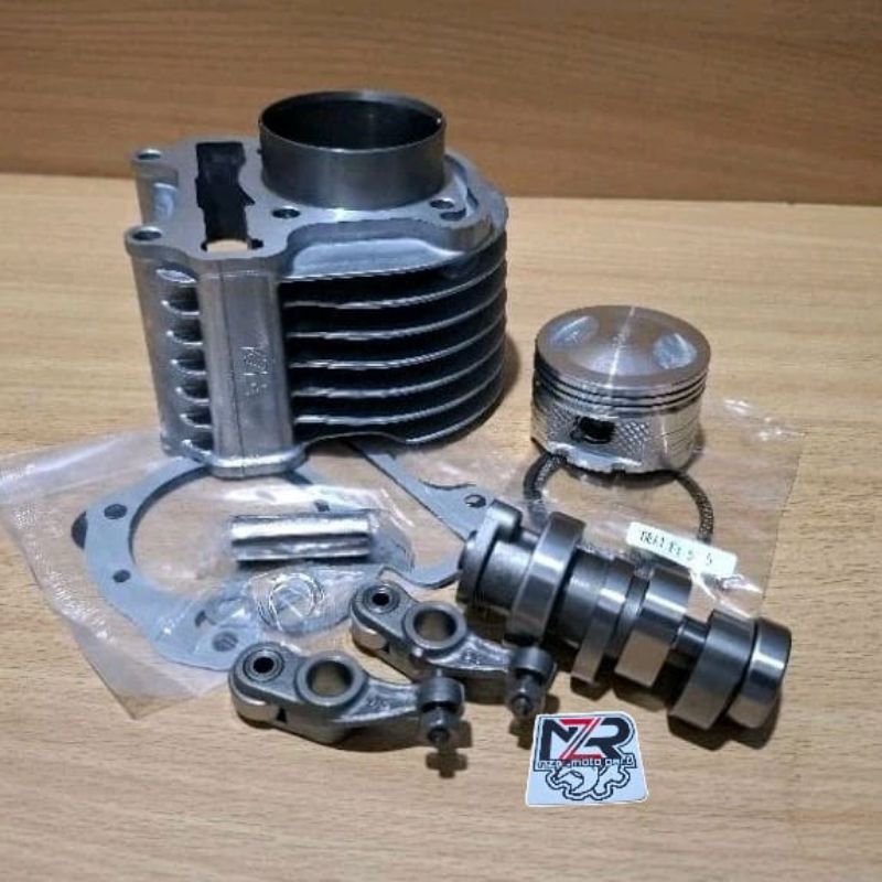 Jual PAKET BLOK SEHER BEAT FI KZL 54,5 MM/BORING SET BORE UP SET NOKEN ...