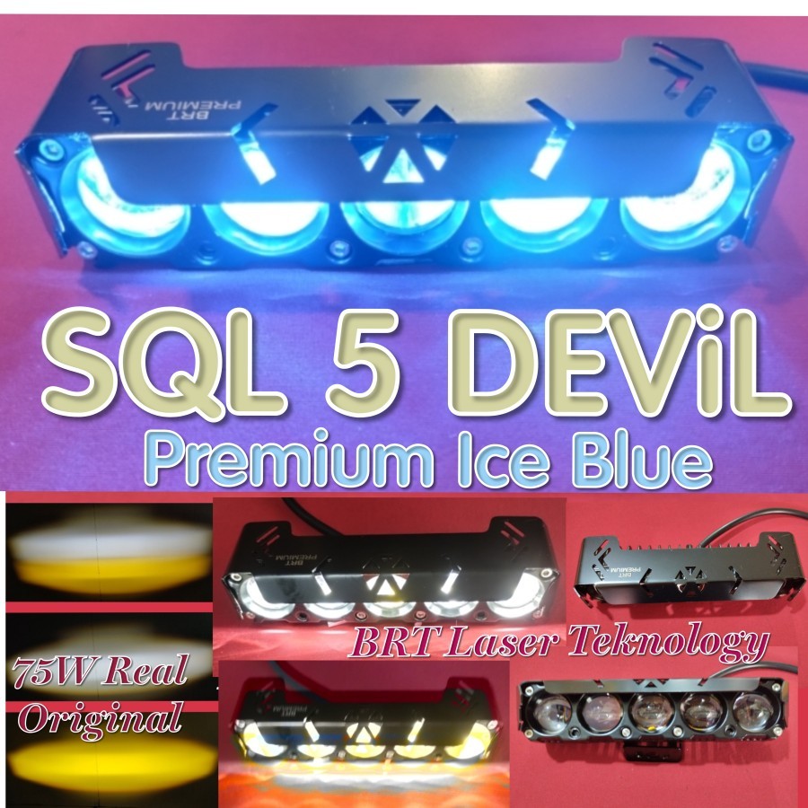 Jual Lampu tembak Laser SQL 5 DEVIL PREMIUM 75W OWL 5 MATA TERMINATOR ...
