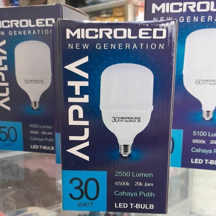 Jual Lampu LED MICROLED ALPHA 20W 30W 40W 50W 60W | Shopee Indonesia