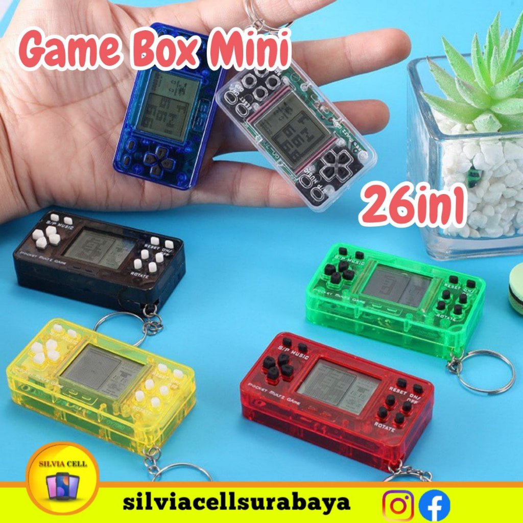 Jual Game Box Mini 26in1 Brick Games - Gamebox Mini 26in1 games ...