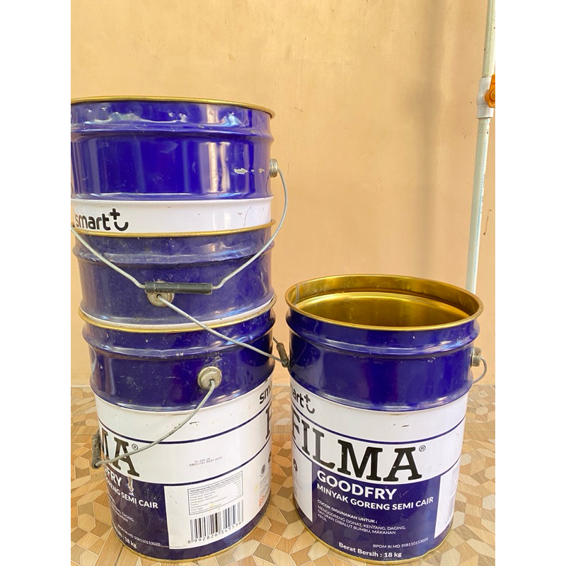 Jual TIMBA/TONG CAT KALENG BESAR BEKAS 18KG | Shopee Indonesia