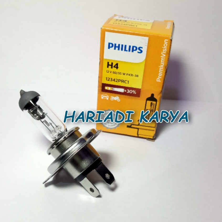 Jual LAMPU DOP PHILIPS H4 12V 60/55 WATT SATU BIJI | Shopee Indonesia