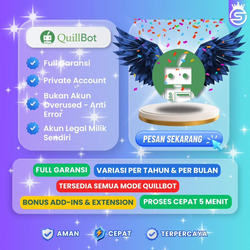 Jual QUILLBOT PREMIUM GARANSI 1 TAHUN SOFTWARE PARAFRASE OTOMATIS | Shopee Indonesia