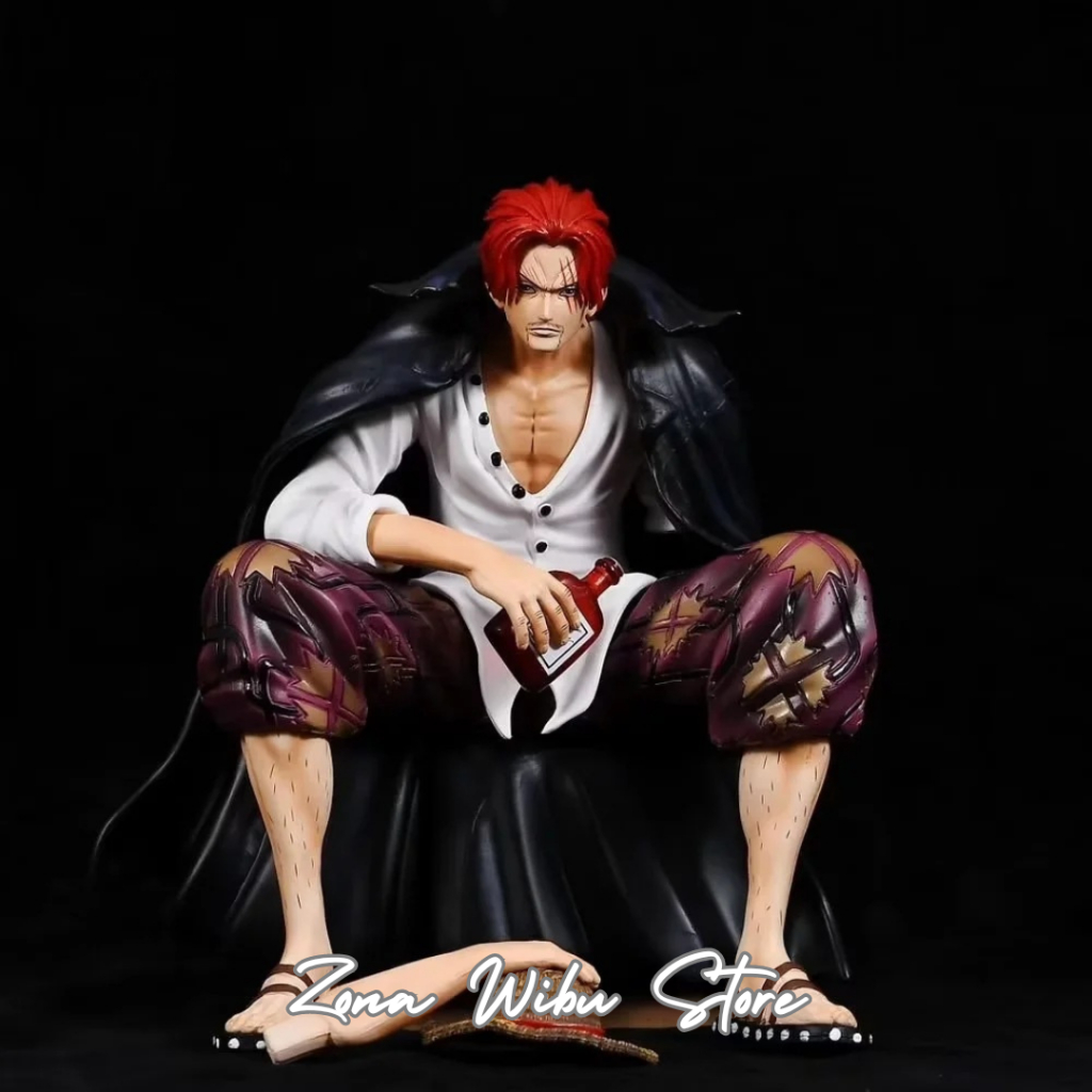 Jual Action Figure One Piece - Yonko Akagami No Shanks Sitting 16CM ...