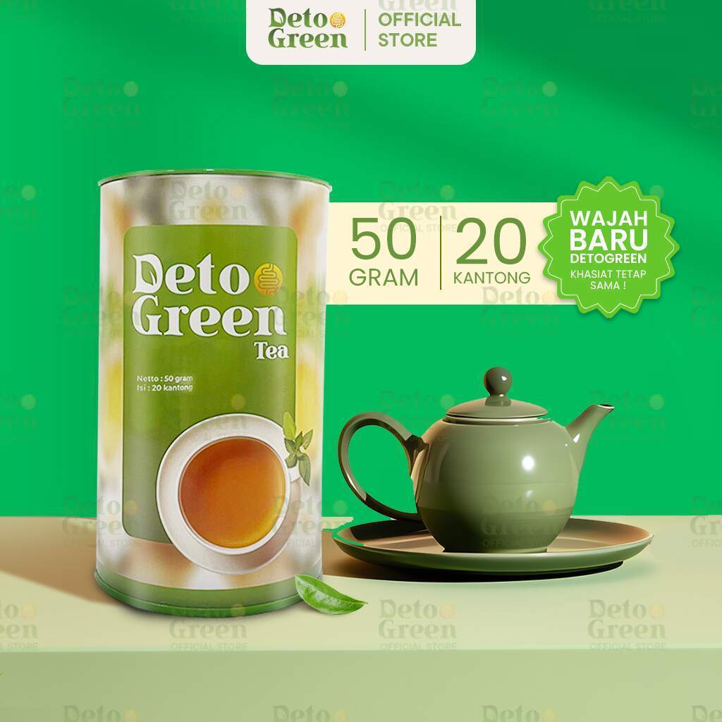 Jual Teh Detox Usus Pencernaan DETOGREEN TEA isi 20 Kantong 100% ...