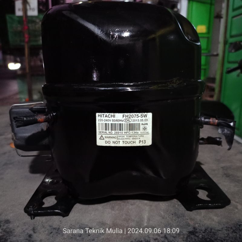 Jual Kompresor HITACHI Kulkas / Freezer / Showcase Cabutan atau Second ...