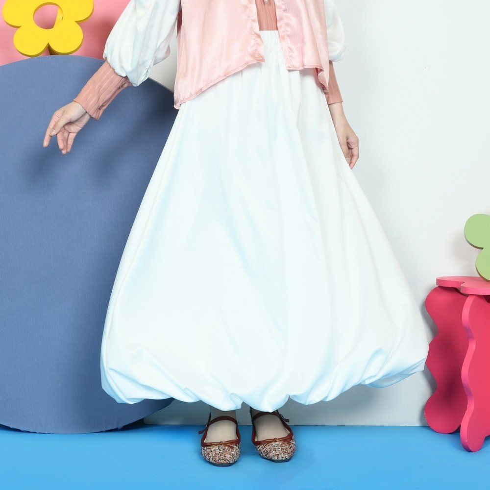 Jual Mybamus Bubble Skirt Korean Style Rok bkk Balon Korea Satin Velvet ...