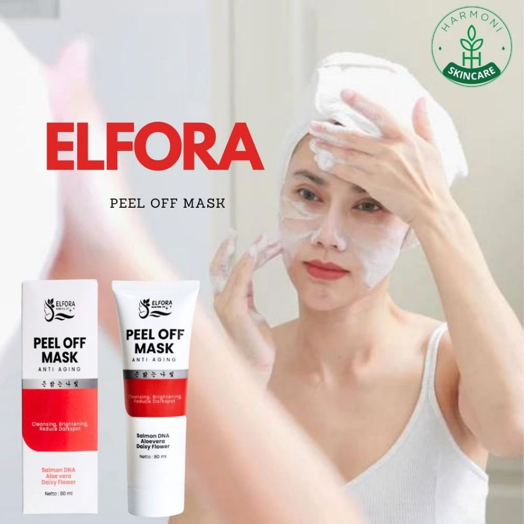 Jual Elfora Masker Peel Off Mencerahkan Kulit, Komedo, Menghilangkan ...