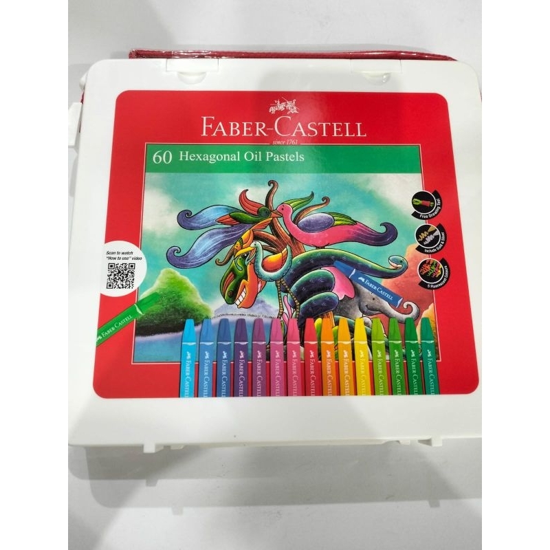 Jual CRAYON 60 WARNA MERK FABER CASTEL CRAYON LENGKAP WARNA, CRAYON ...