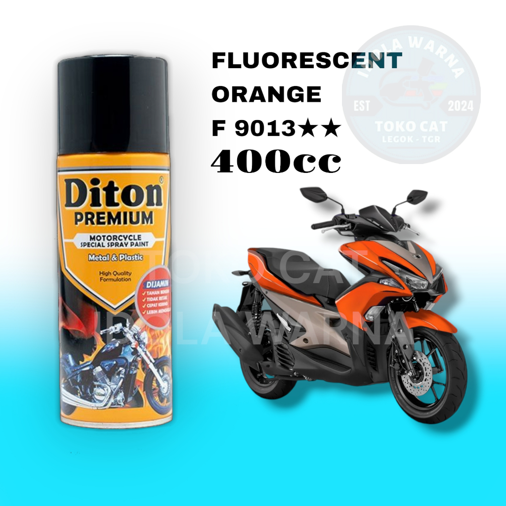Jual DITON Premium - FLUORESCENT ORANGE F 9013** | Shopee Indonesia