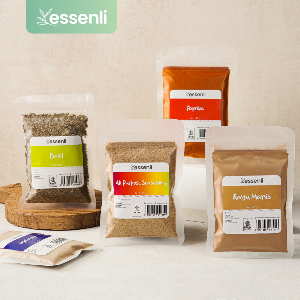 Jual ESSENLI Bumbu Rempah Dapur Bubuk Organik NO MSG (Kemasan Sachet ...
