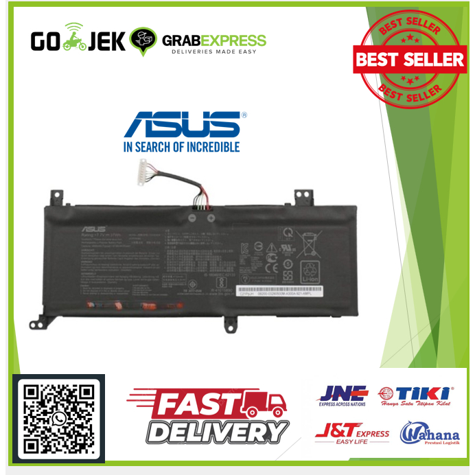 Jual Baterai laptop Asus A416 A416JA A416MA A416EP A416JP C21N1818 Original | Shopee Indonesia