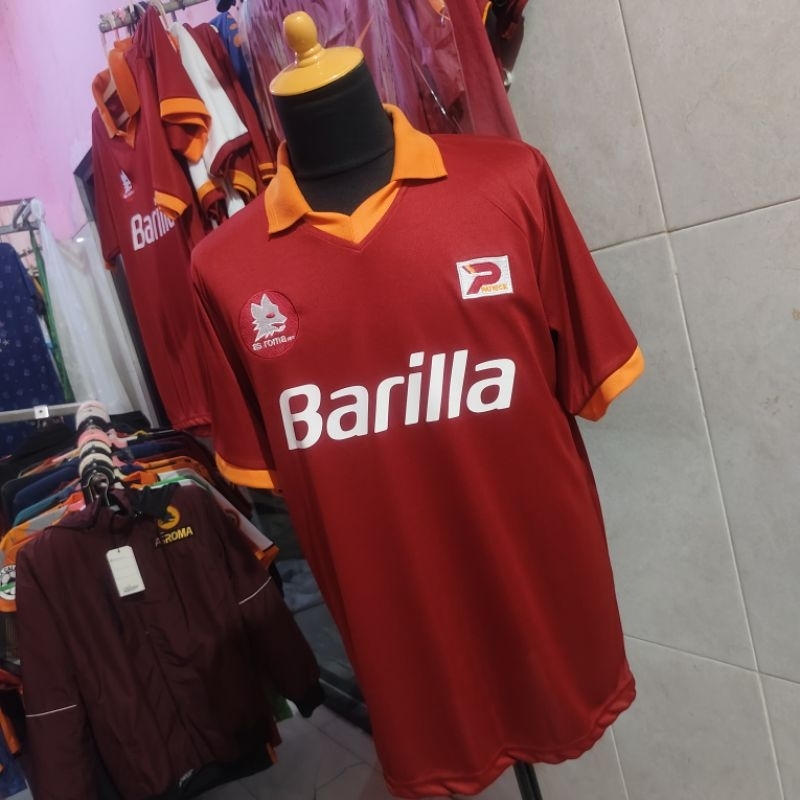 Jual jersey as roma retro | Shopee Indonesia