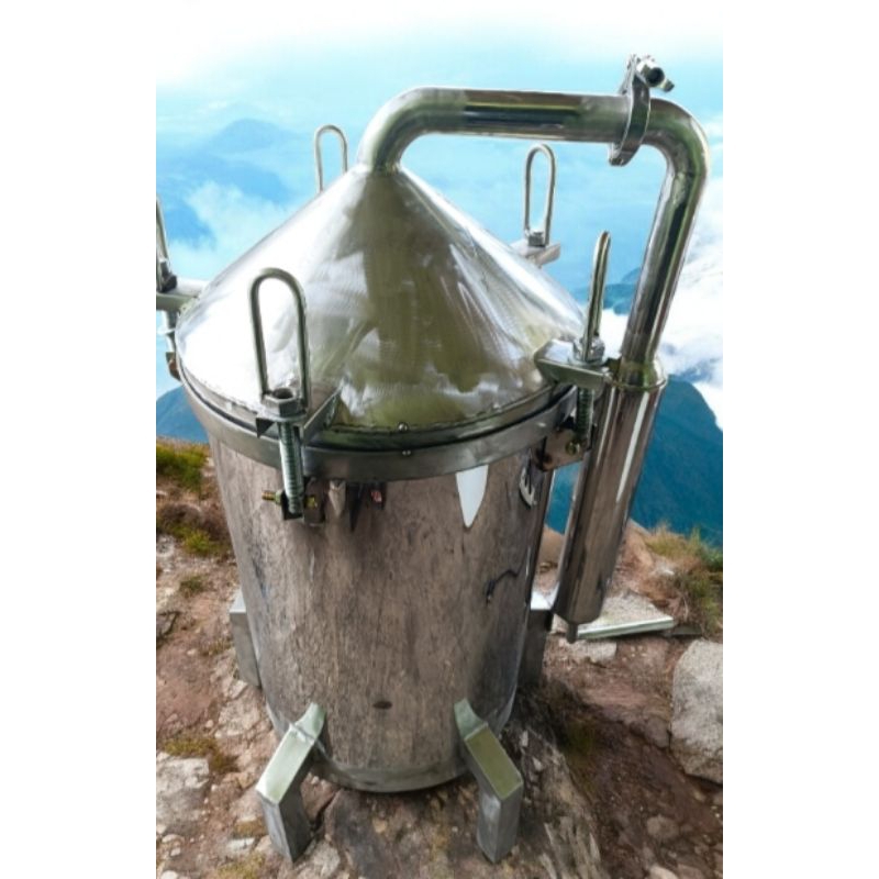Jual AALAT DESTILASI UAP /PENYULINGAN KAPASITAS 50 LITER -+ | Shopee ...