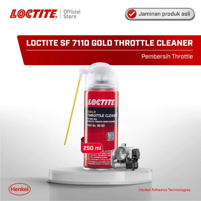 Jual Loctite SF 7110 LCT Throttle Cleaner Gold 250ml Karbu Cleaner Karbon Cleaner not Carbjet ...