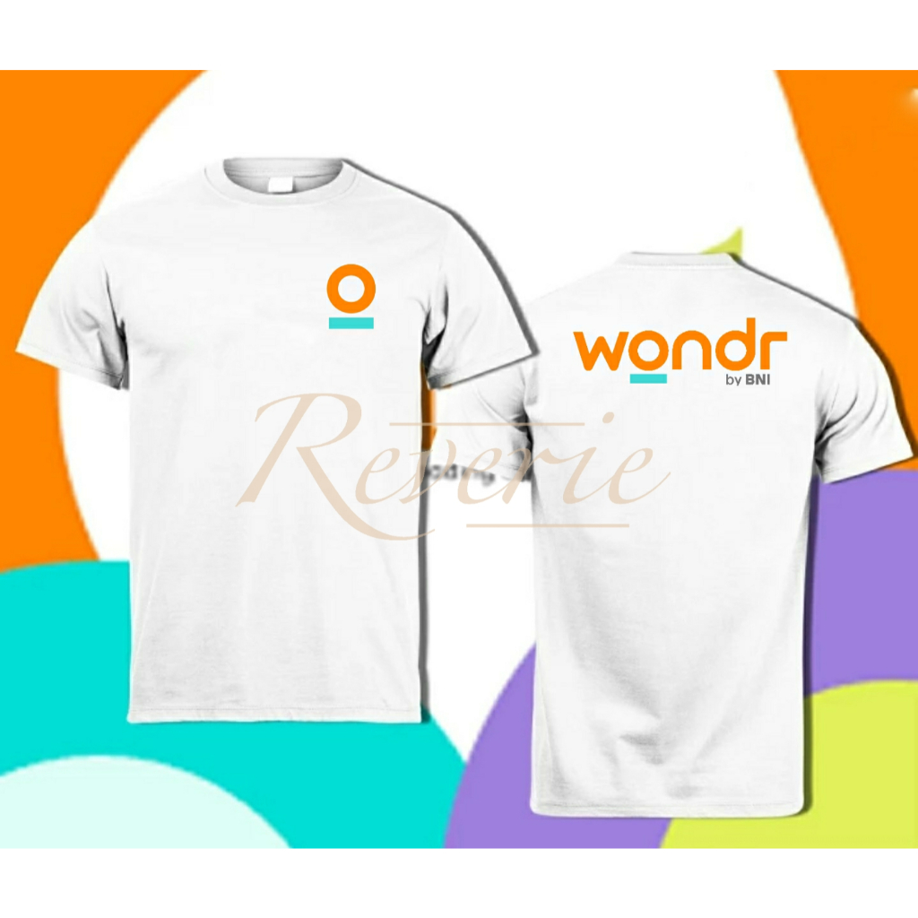 Jual BAJU KAOS WONDR O LOGO TSHIRT SERAGAM WONDER BNI KARYAWAN STAFF ...