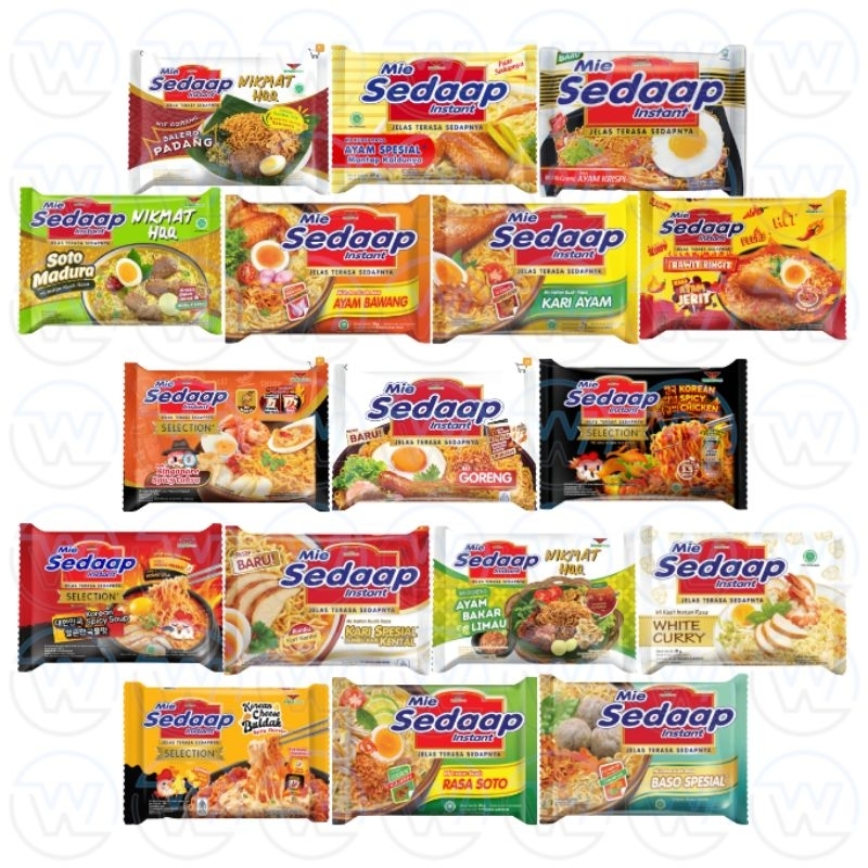 Jual Sedaap Mie Instant Goreng / Kuah | Shopee Indonesia
