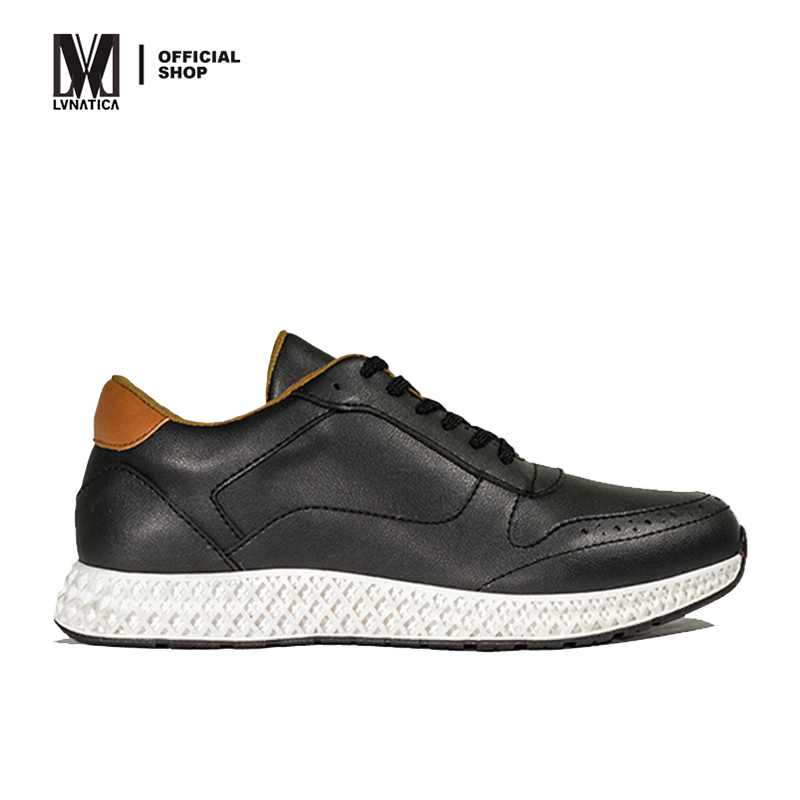 Jual Lvnatica - Garreth Black 39-44 Sepatu Sneakers Pria Casual Outdoor ...