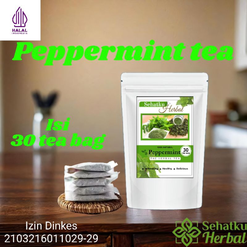 Jual Peppermint Tea / Teh Daun Mint Herbal Isi 30 Tea Bag | Shopee Indonesia