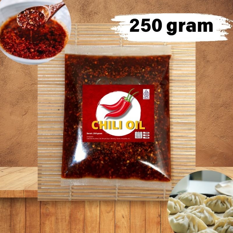 Jual Chili Oil Dimsum Minyak Cabai Chili oil halal Minyak cabe | Shopee Indonesia