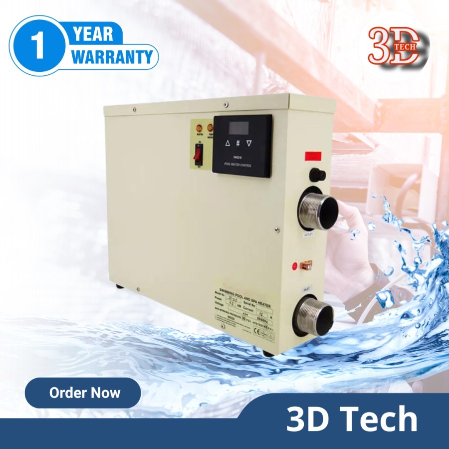 Jual Pemanas Air Kolam Renang Electrik 15KW 220V Water Heater Spa Sauna ...