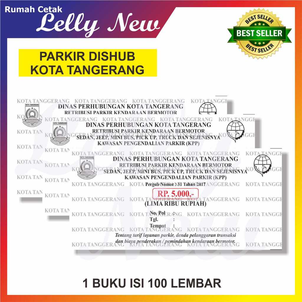 Jual KARCIS PARKIR KOTA TANGERANG | Shopee Indonesia