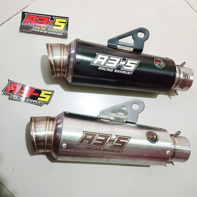 Jual Free laser NON COD slincer competisi a3-s racing exhaust inlet 51mm | Shopee Indonesia