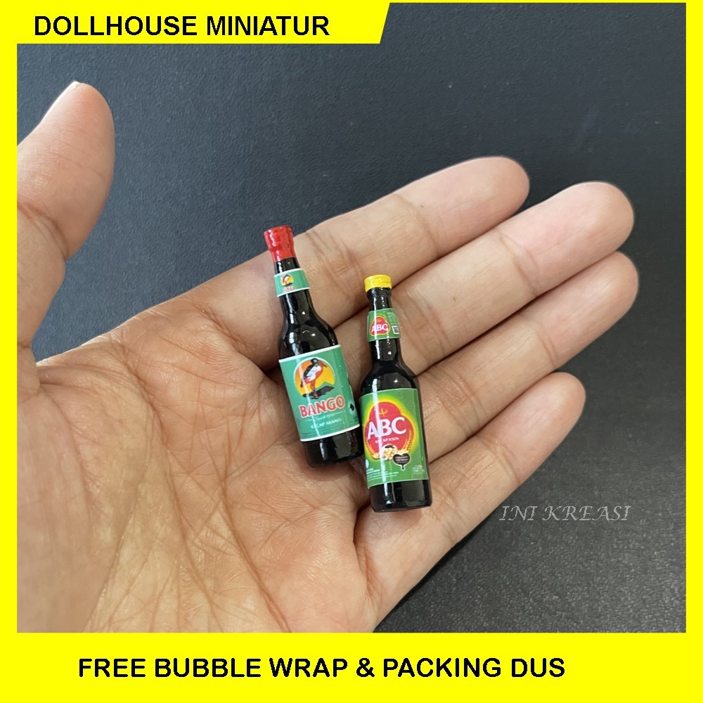 Jual DOLLHOUSE MINIATUR MAINAN BONEKA BOTOL KECAP | Shopee Indonesia