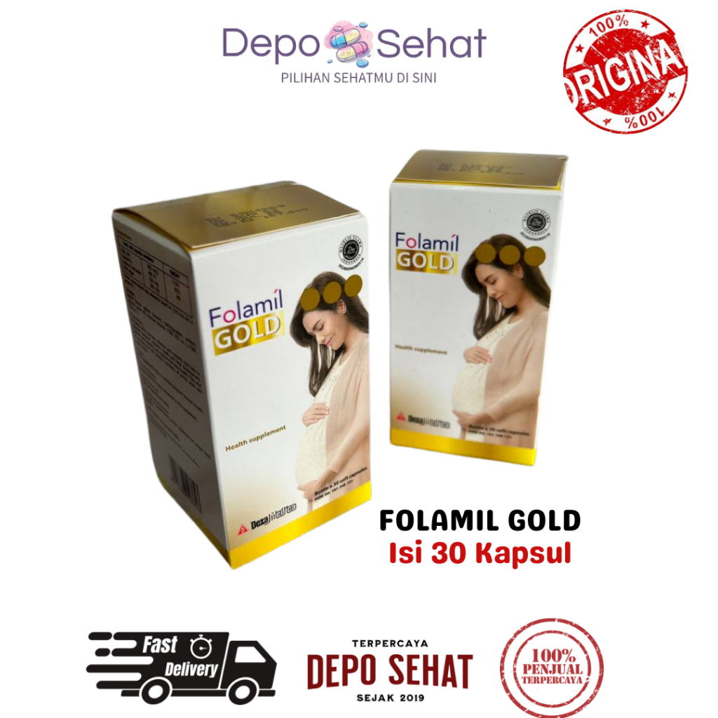 Jual Folamil Gold Multivitamin untuk mencukupi kebutuhan asupan Ibu ...