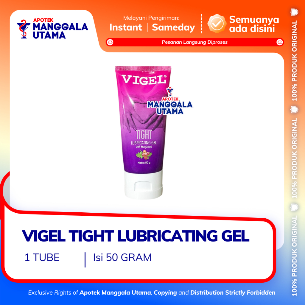 Jual VIGEL TIGHT LUBRICATING GEL WITH MANJAKANI 50 GRAM | Shopee Indonesia