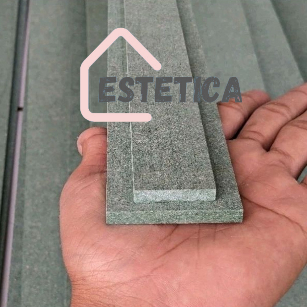 Jual HMR Wall Batten Hijau 6MM List Moulding Dinding Estetik Dekorasi ...