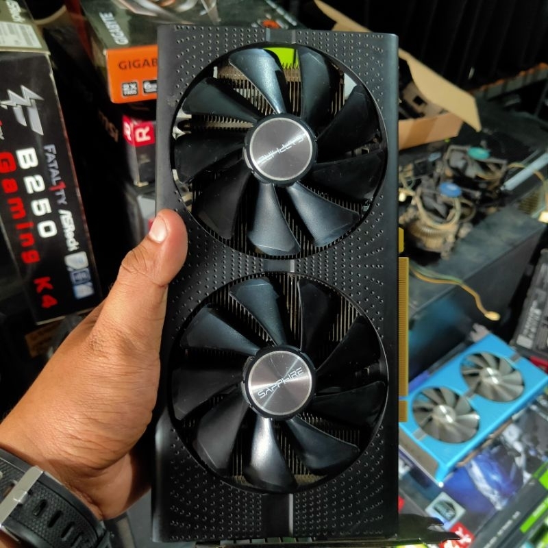 Jual VGA RX 580 8GB sapphire DDR5 256 BITT MULUS | Shopee Indonesia