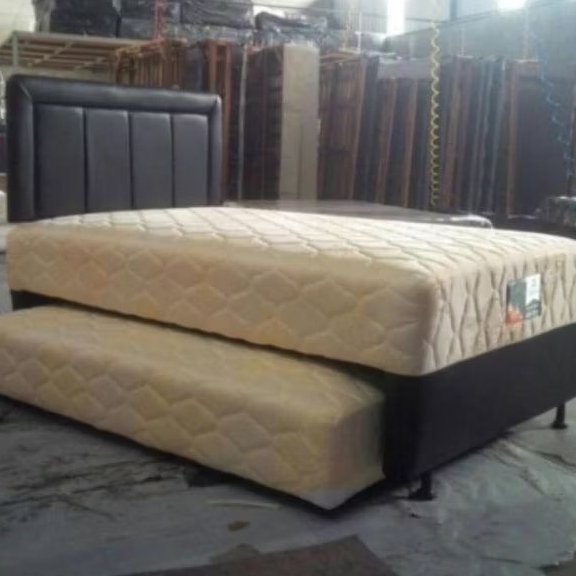 Jual Set Galaxy 2 in 1 90 100 120 twin sorong kasur spring bed atas ...