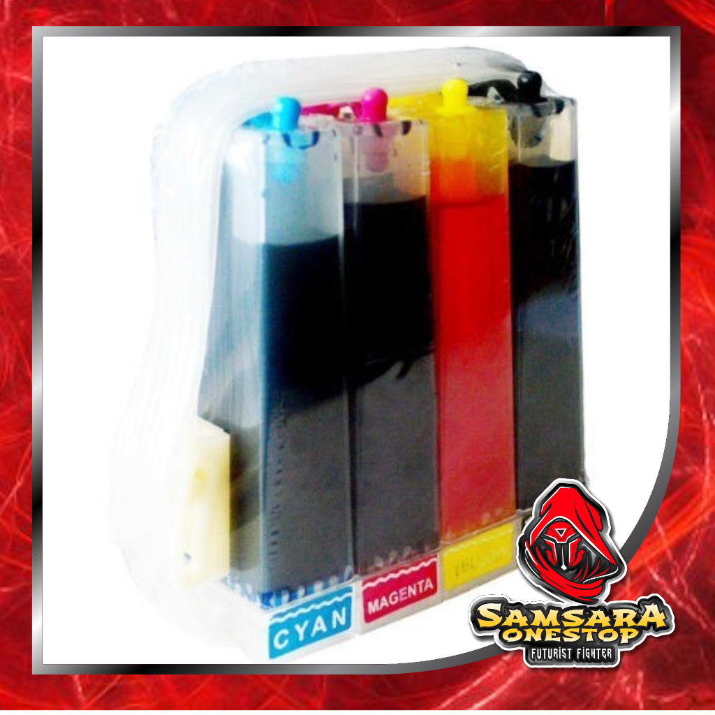 Jual Tabung infus + tinta ciss infuss canon epson hp 70ml | Shopee ...