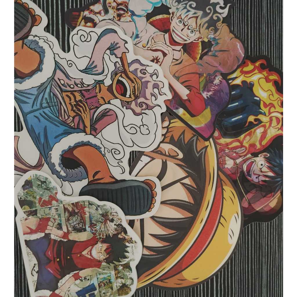 Jual Stiker Mobil Motor Anime 4D 3D hologram One Piece | Shopee Indonesia
