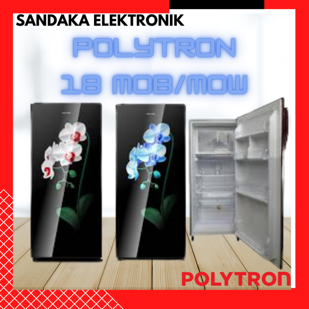 Jual KULKAS POLYTRON PRA 18 MOW MOB PINTU BELLEZA VARIA 180 LITER ...