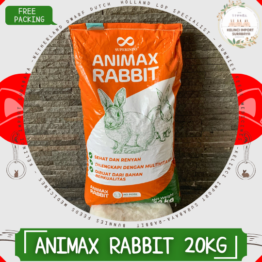 Jual ANIMAX FE Rabbit Food Makanan Kelinci - 20KG KARUNGAN | Shopee ...