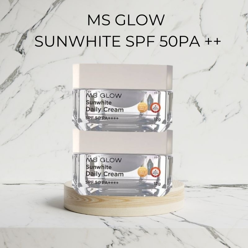 Jual MS GLOW - SUNWHITE SUNSCREEN SPF 50 PA+++ | Shopee Indonesia