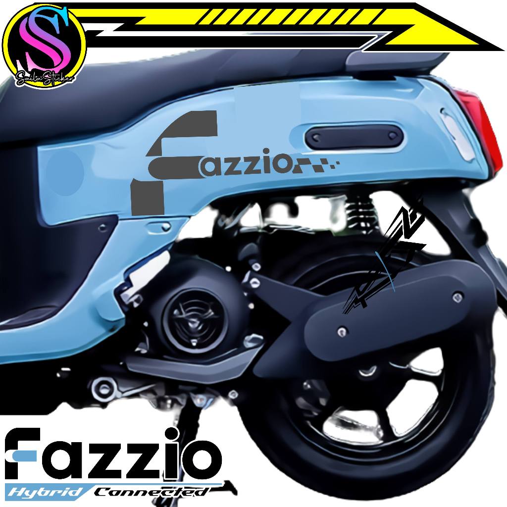 Jual 431/STRIPING FAZZIO SIMPEL/STIKER TULISAN FAZZIO/STRIPING NAMA ...