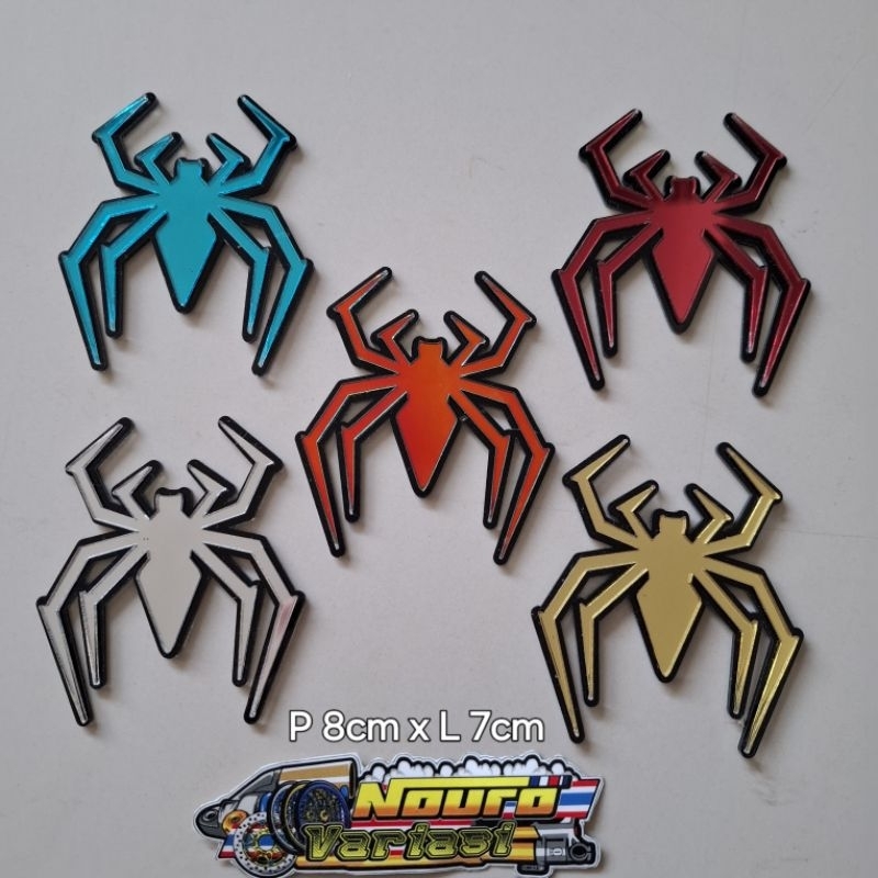 Jual Emblem spiderman spider super hero laba laba akrilik berkualitas ...