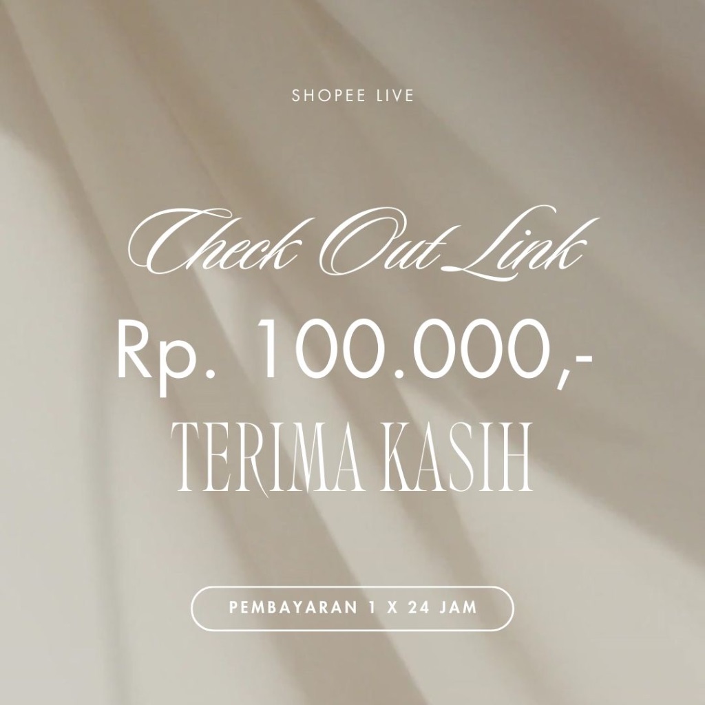 Jual Check Out Link Shopee Live 100000 Rupiah (Seratus Ribu) | Shopee ...